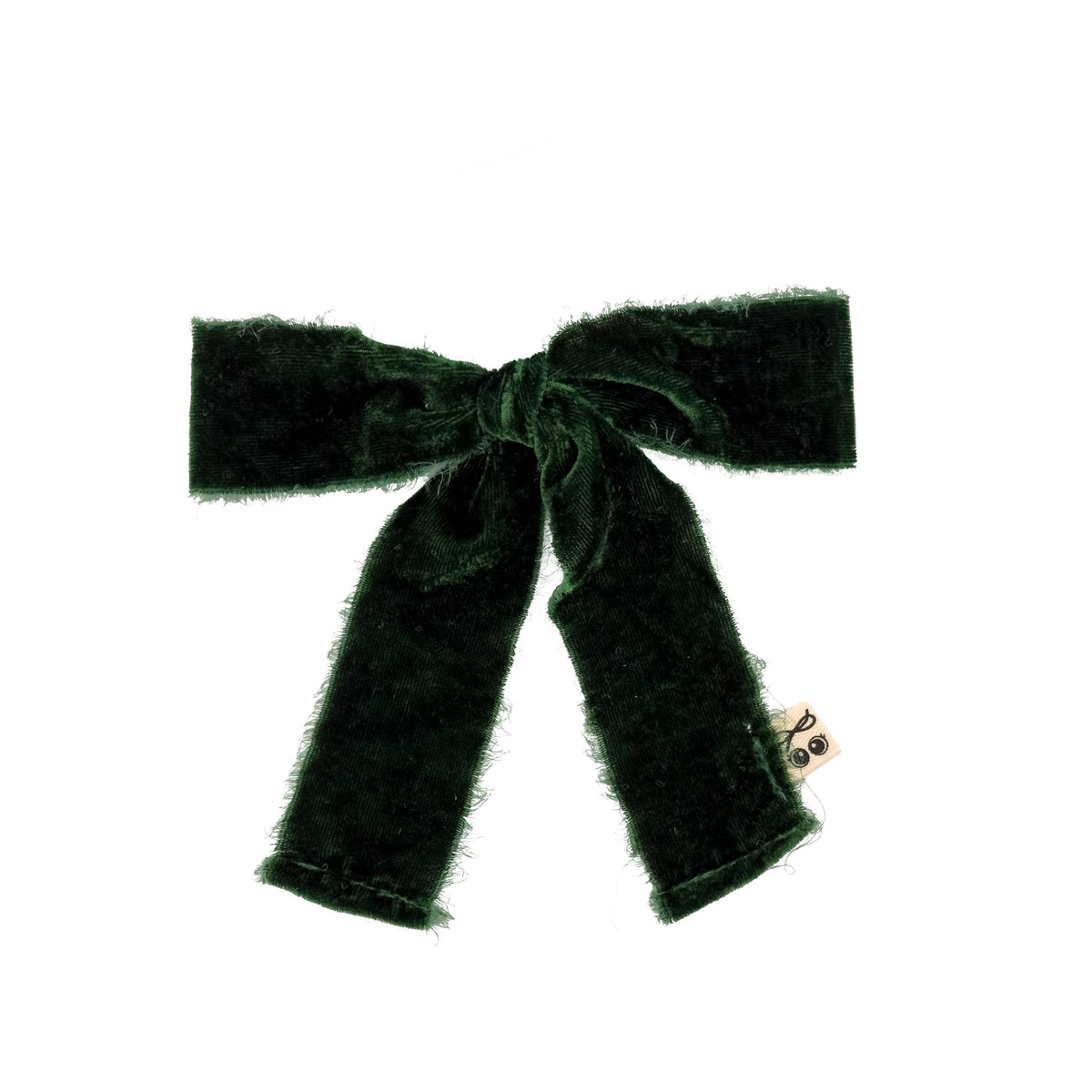 FRAYED VELVET MEDIUM BOW – Heirlooms Bows