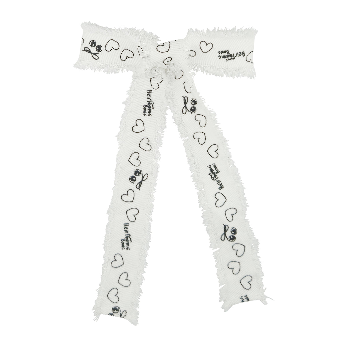 Frayed Logo Long Bow – Heirlooms Bows