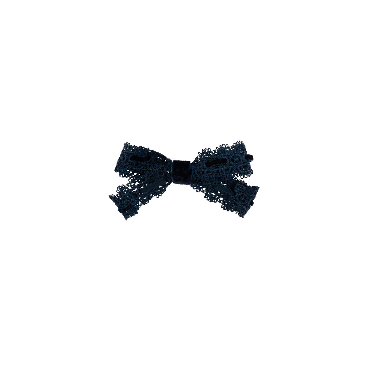 Velvet Lace Mini Bow – Heirlooms Bows