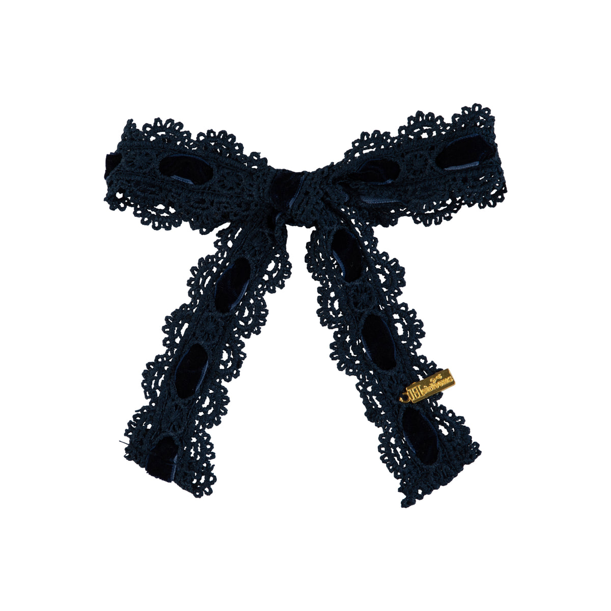 Velvet Lace Medium Bow – Heirlooms Bows