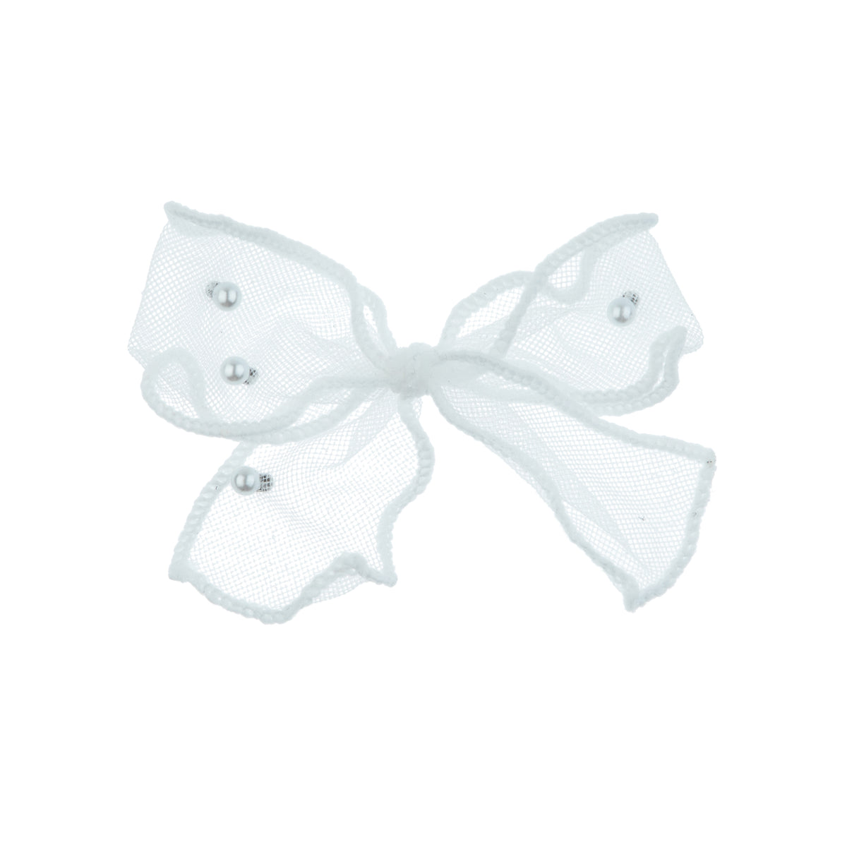 Wavy Pearls Small Bow – Heirlooms Bows