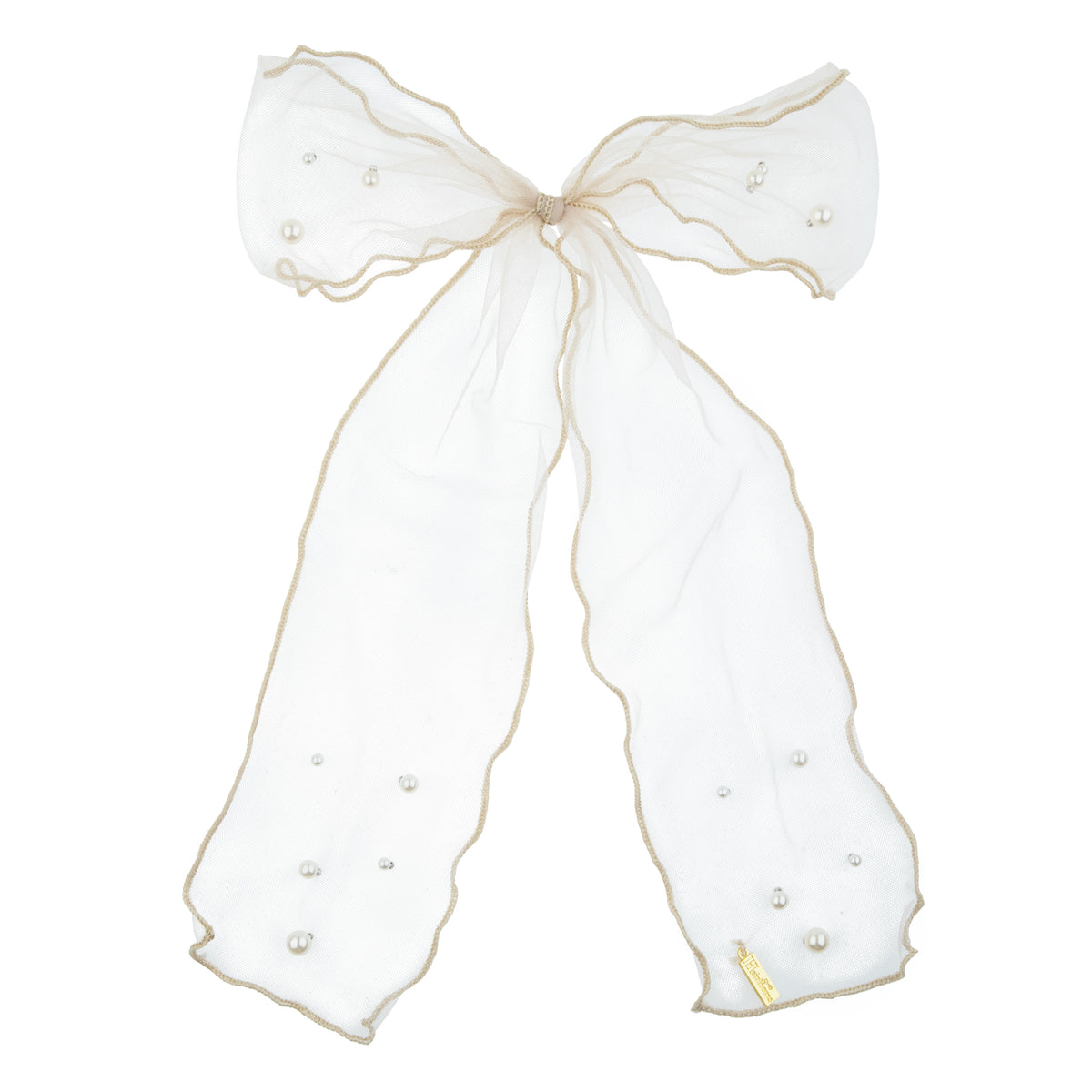 Wavy Pearls Narrow Long Bow – Heirlooms Bows