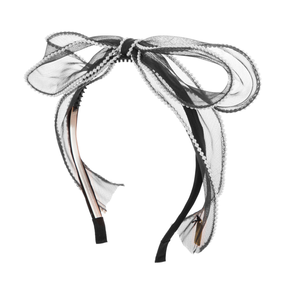 Pearl Trim Bow Headband – Heirlooms Bows