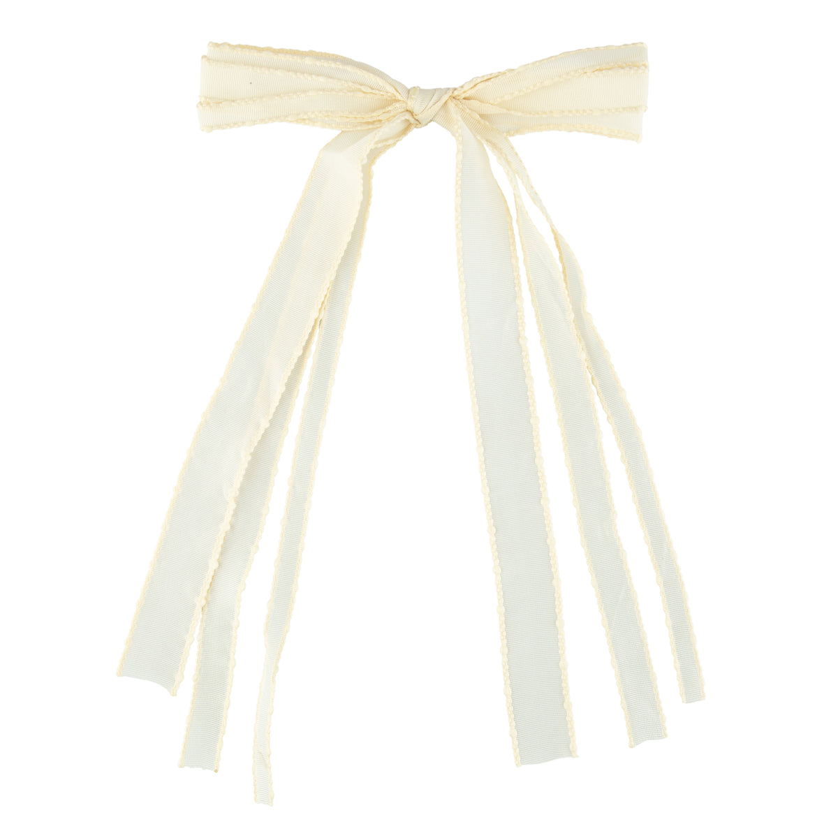 Edged Ribbon Streamer Long Bow – Heirlooms Bows