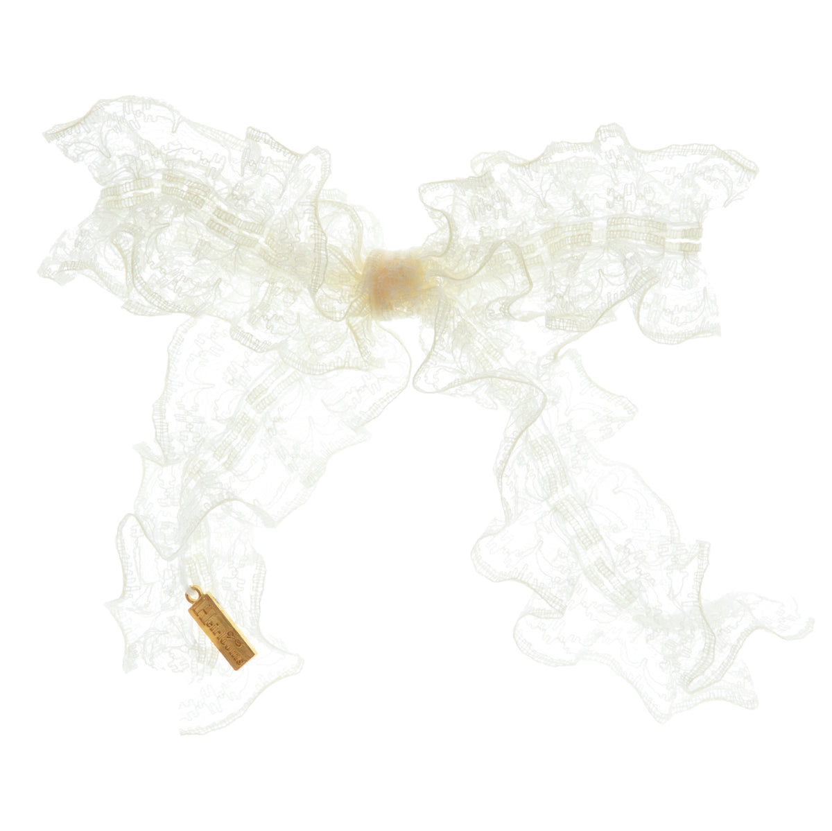 Ruffled Lace Medium Bow – Heirlooms Bows