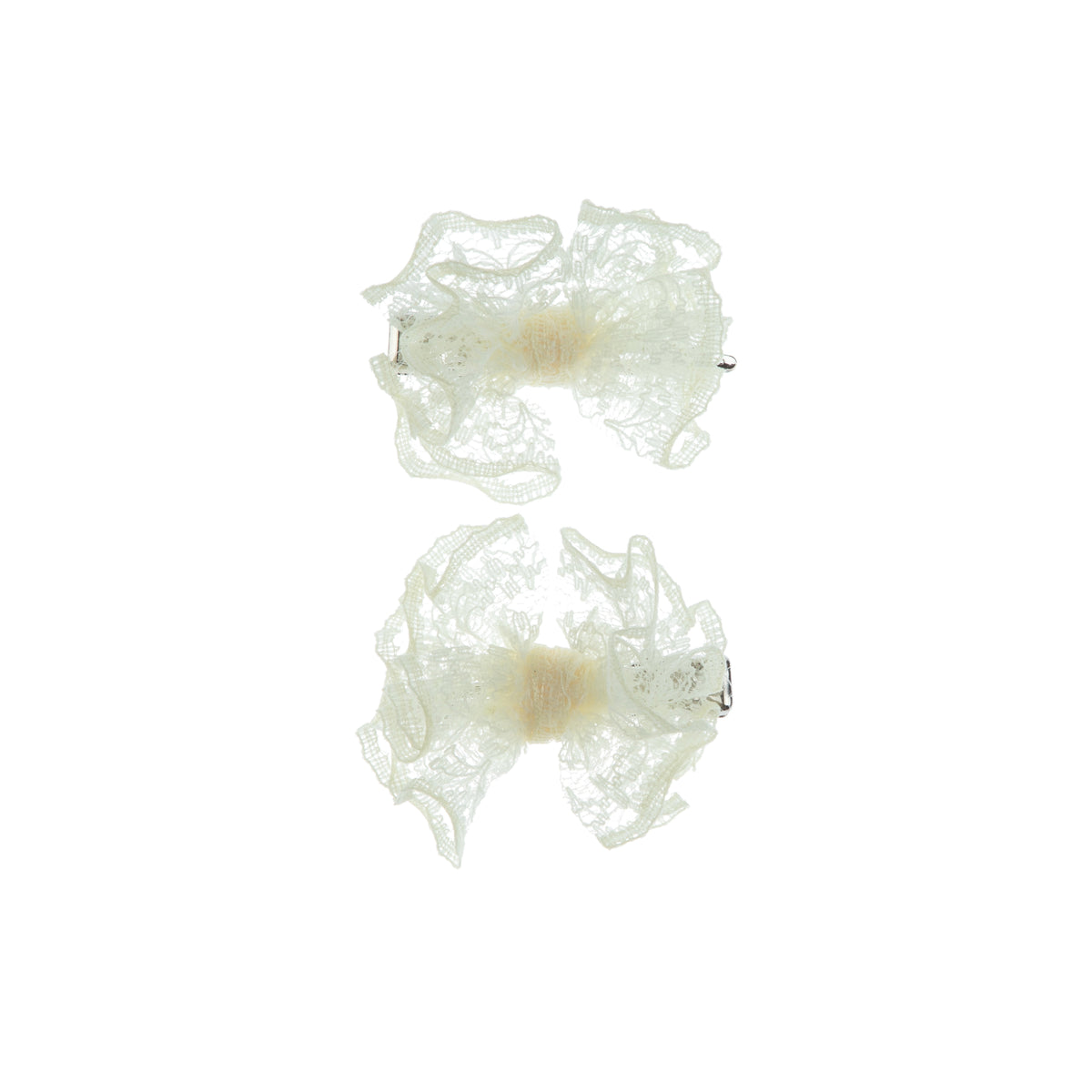 Ruffled Lace Mini Bow-set – Heirlooms Bows